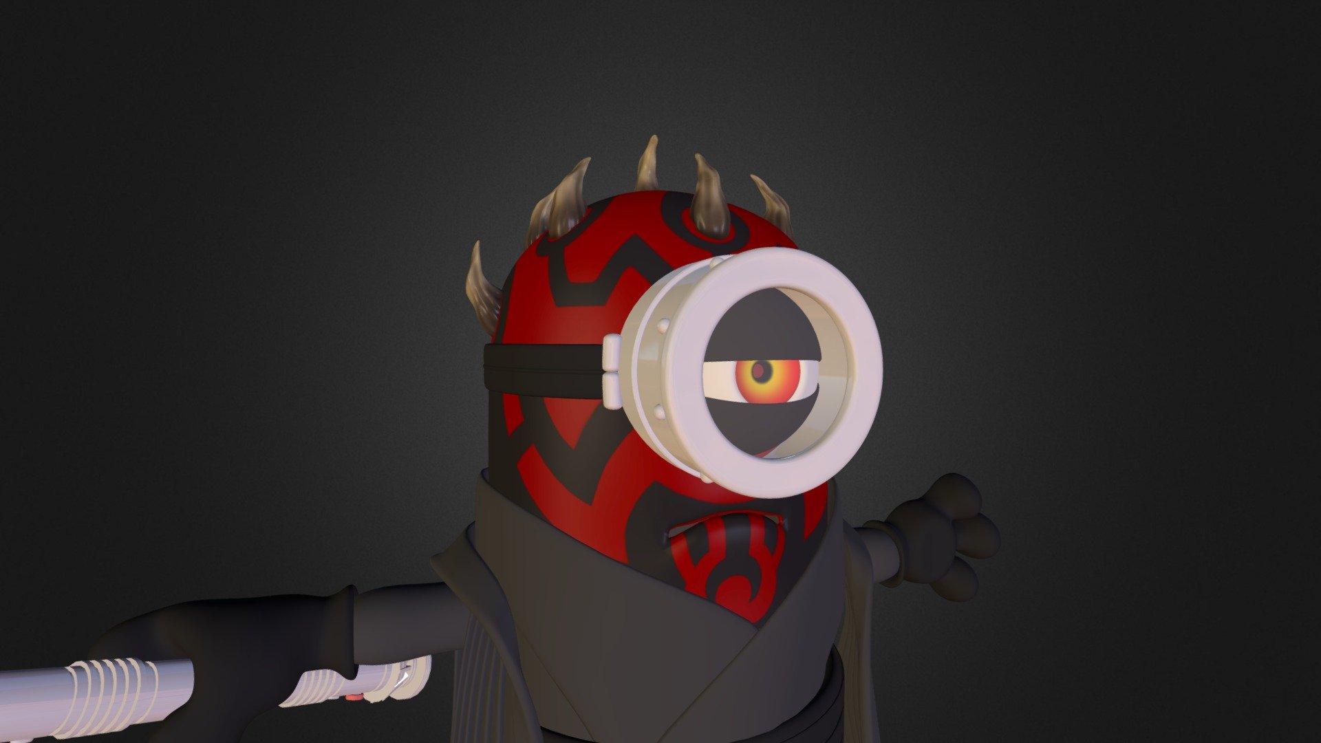 Darth minion - 3D model by dave.parkin [v8grszD] - Sketchfab