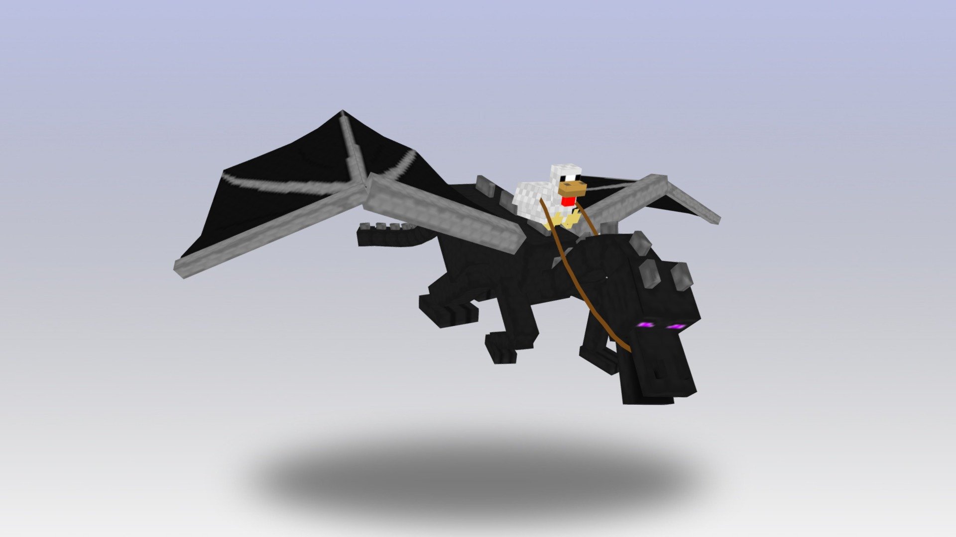 EnderDragon with chicken - Download Free 3D model by JuanG3D [v8pqi3O ...