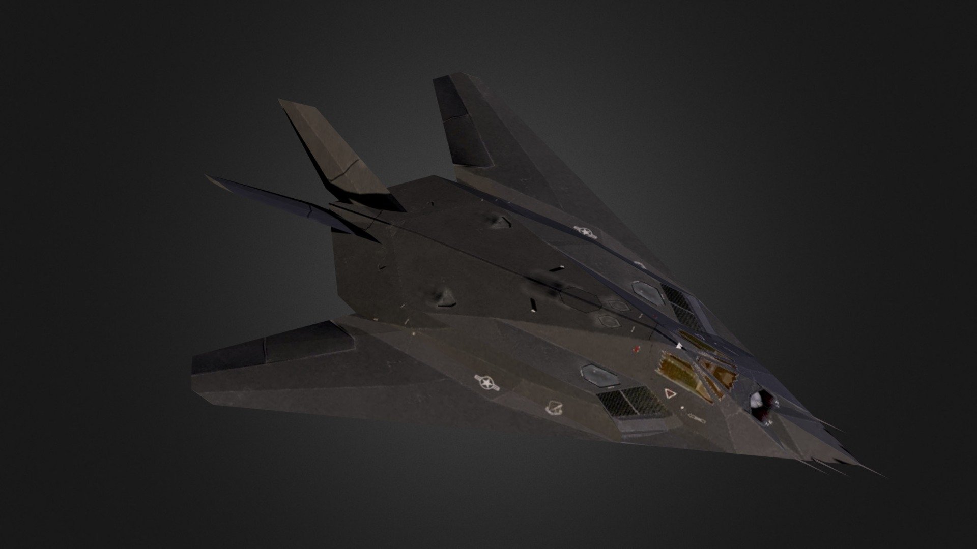 F117 - 3D model by SylvieZennir [vWmiFO6] - Sketchfab