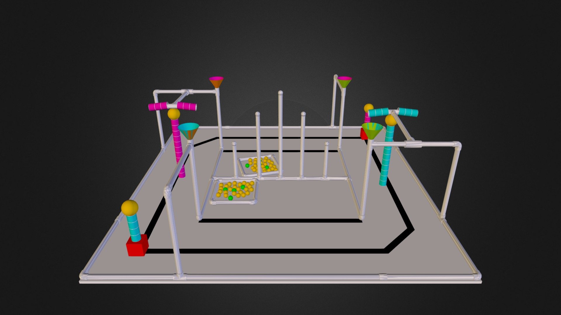KIPR Open 2013 Board - 3D model by JasonMonsorno [vY6Om6x] - Sketchfab