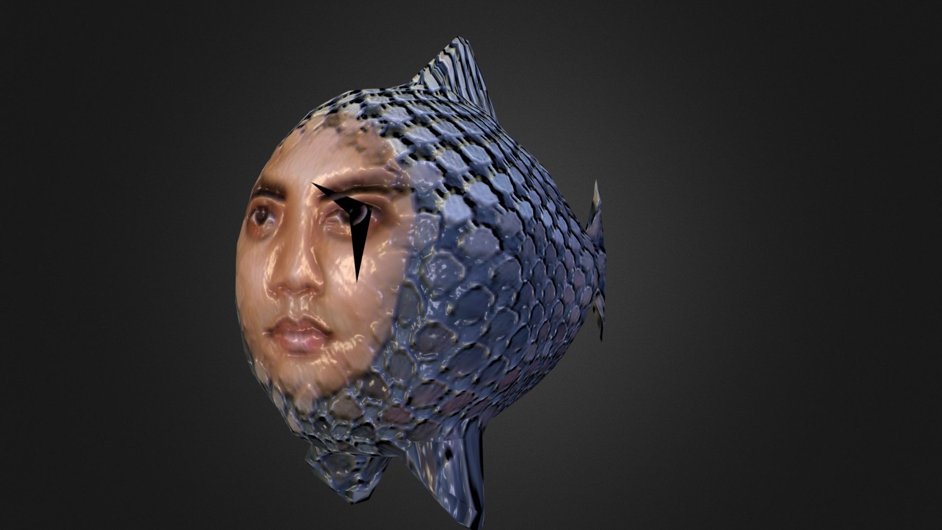 Fish with face.zip - 3D model by mullermax387 [vYx2SHd] - Sketchfab