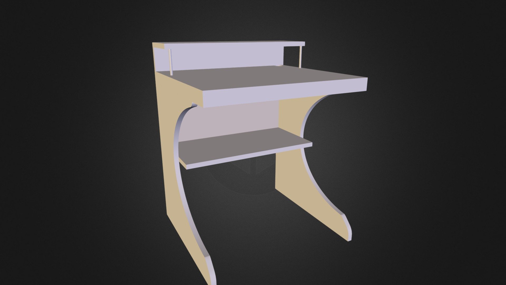 Desk - 3D model by cef_83 [w40XaI8] - Sketchfab