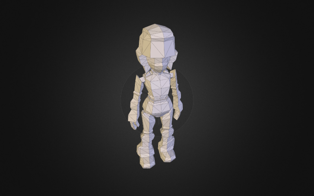 MISC: Low-Poly Android - 3D model by Christopher Batih ...