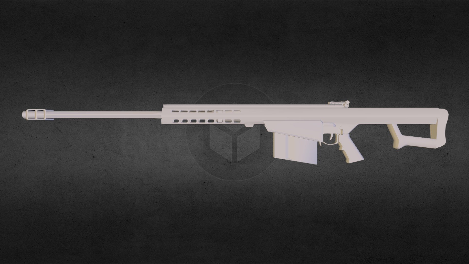 Barrett.50 alpha studio - 3D model by alpha-studioz [wT6C4MI] - Sketchfab