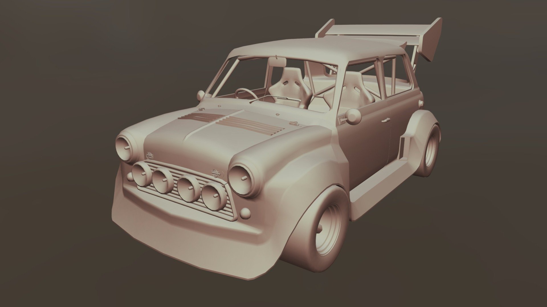 Custom racing Mini - 3D model by pete3D [x2v6QvX] - Sketchfab