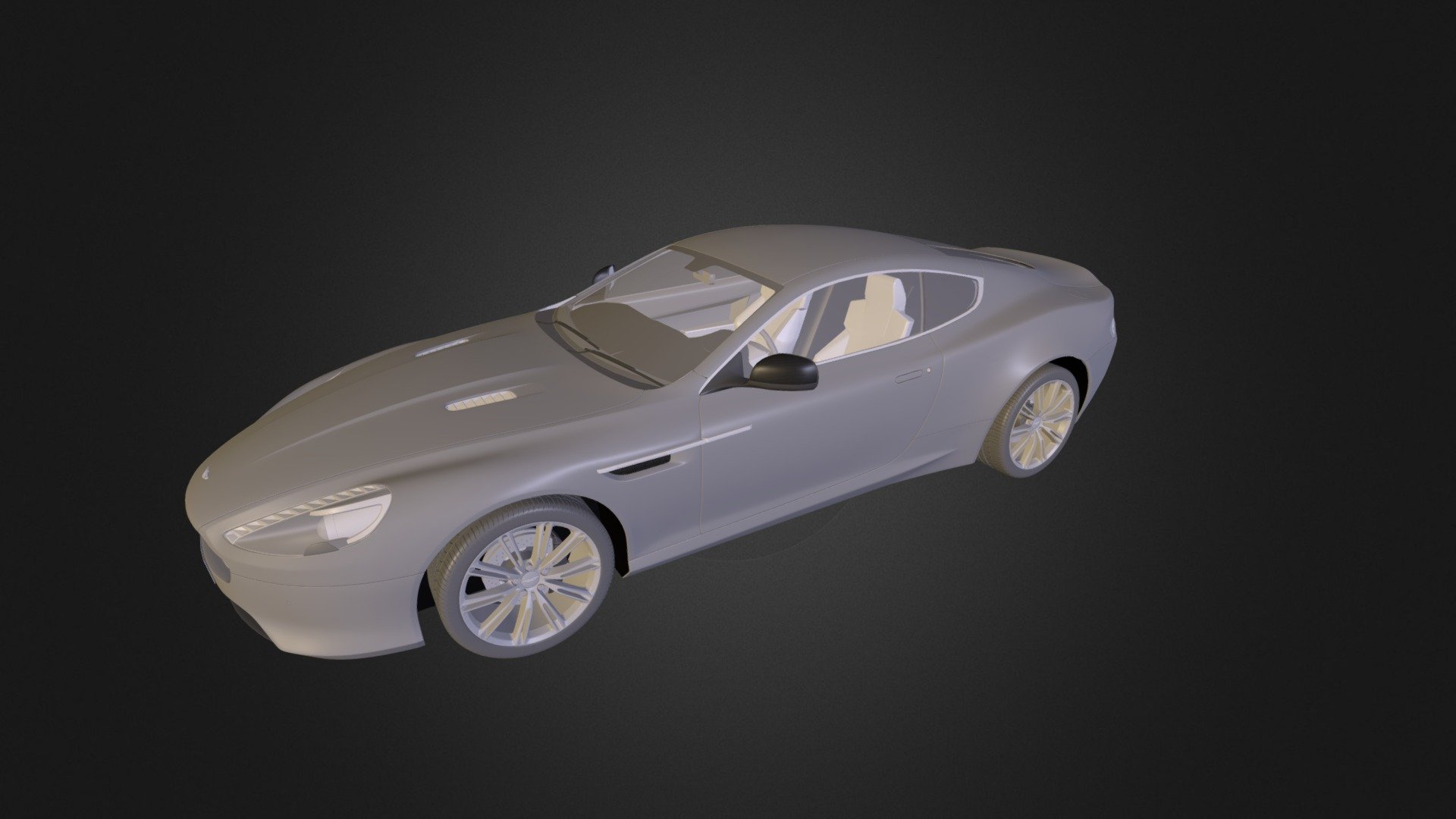 Aston Martin DB9 2013.zip - 3D model by RomHook [xC6QFOr] - Sketchfab