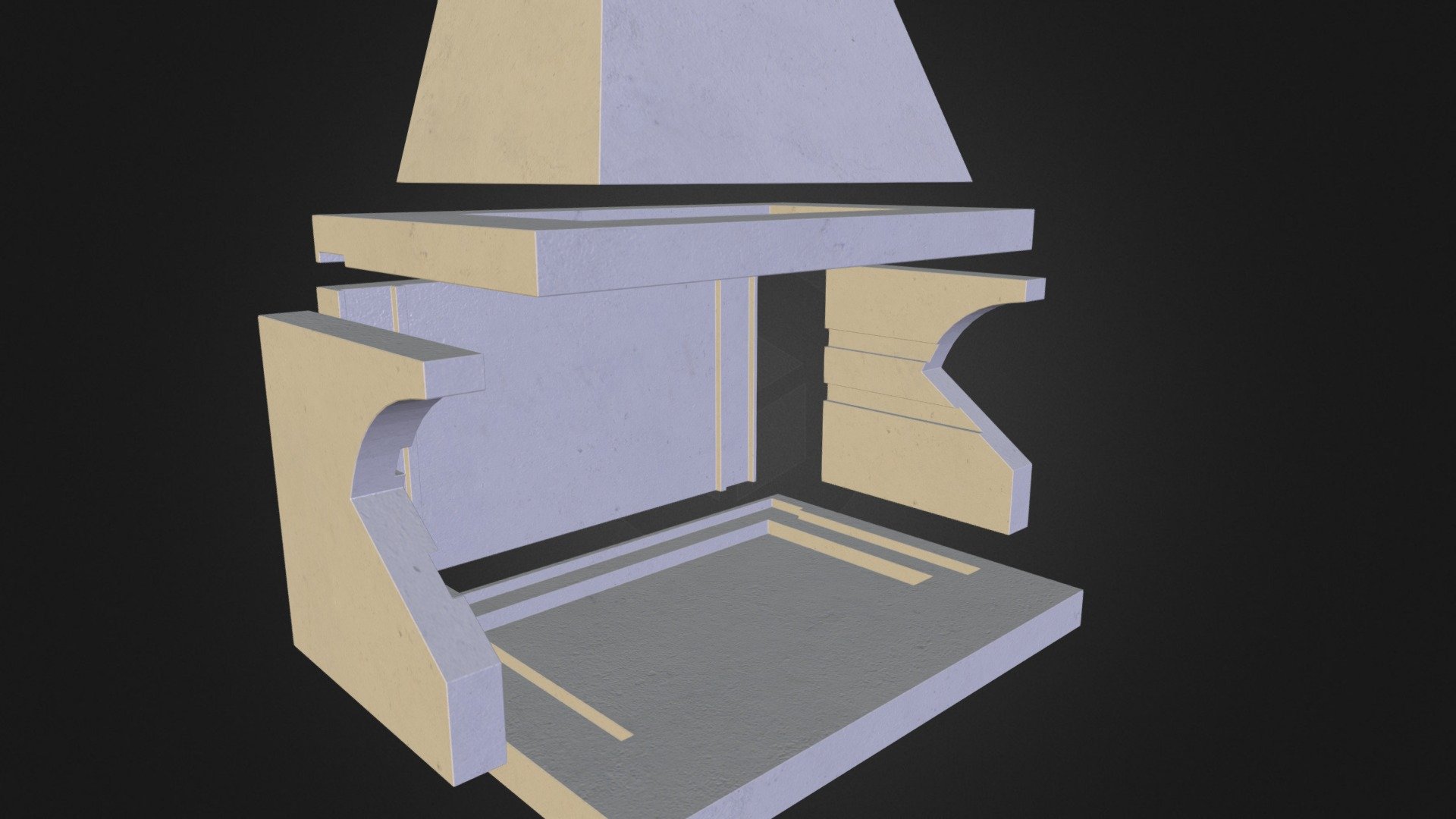 fireplace.obj - 3D model by MihalisApladas [xRR5OAG] - Sketchfab