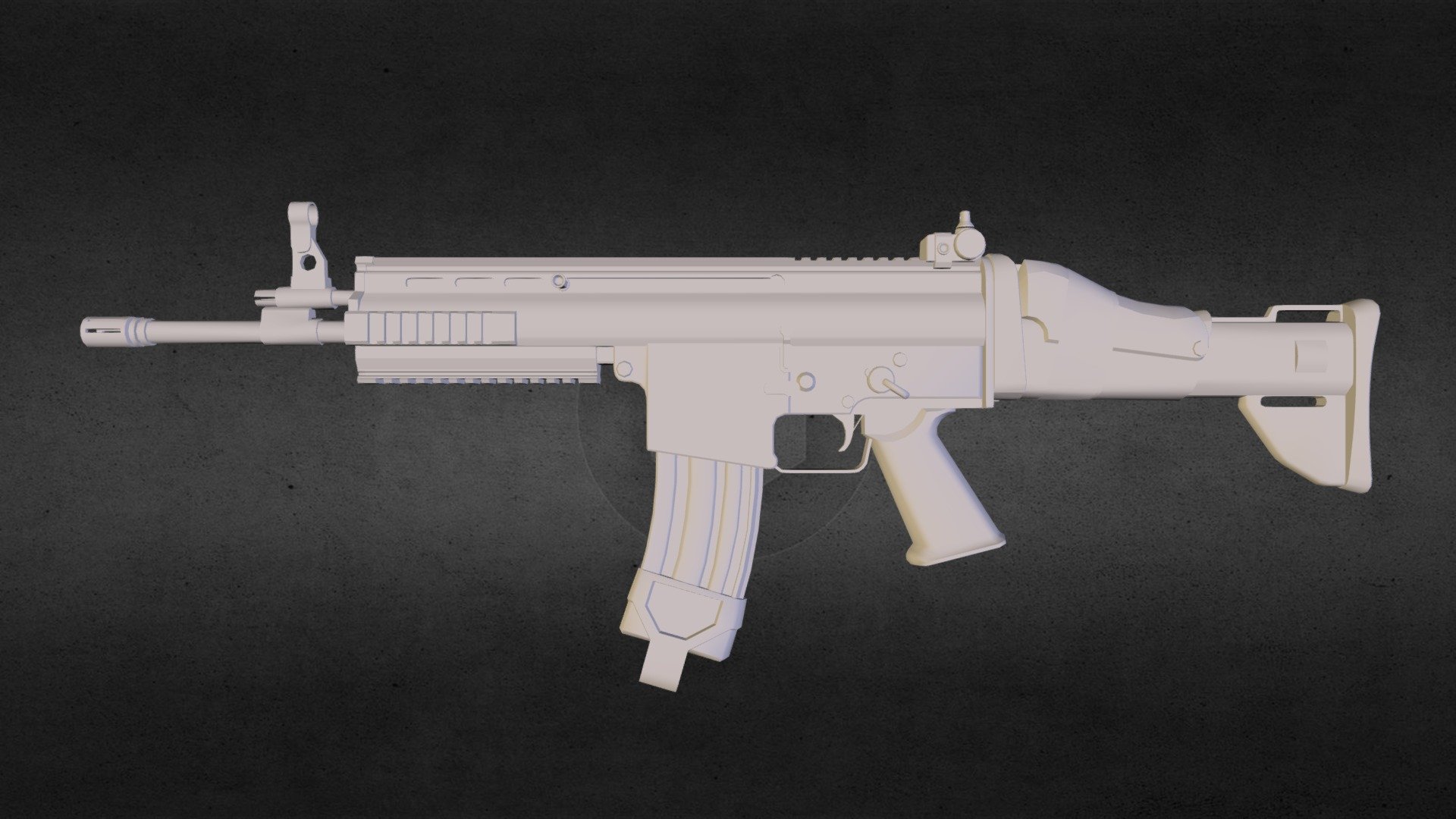 SCAR-L alpha studioz - 3D model by alpha-studioz [xWXskej] - Sketchfab