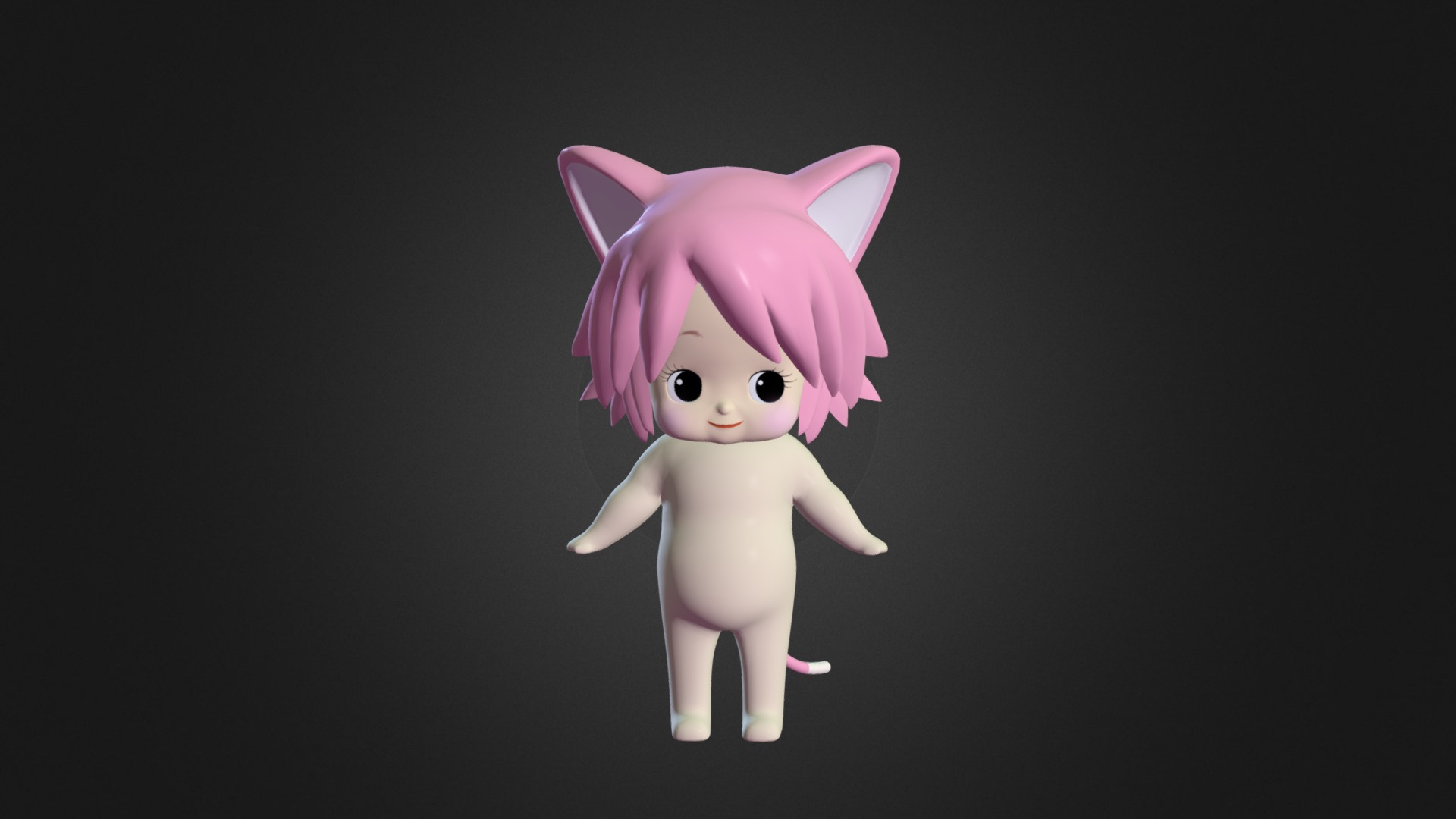 CAT GIRL - 3D model by n0r1 (@XianHuiHengTian) [xiALTbm] - Sketchfab