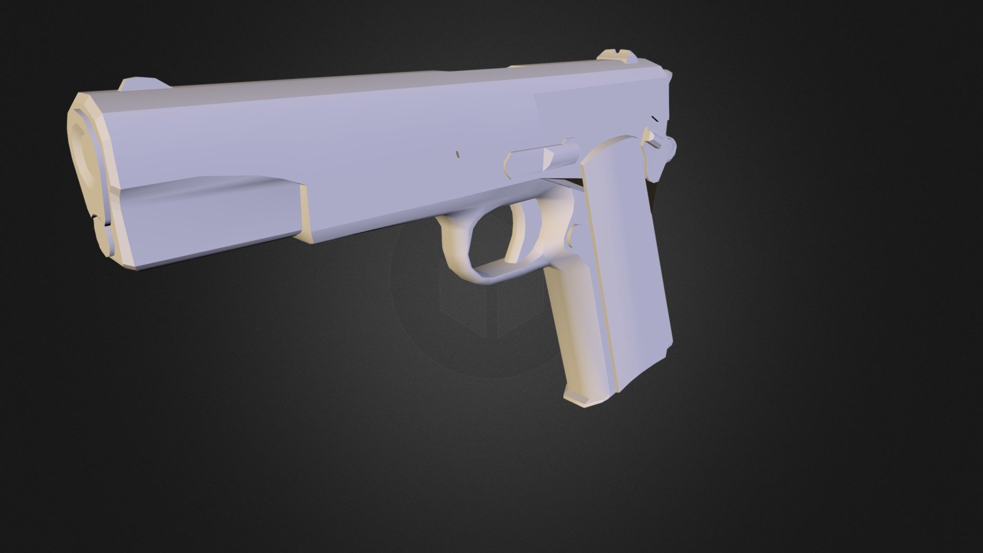 1911.obj - 3D model by aBabyPenguin (@KyleHoover) [y3DGAC8] - Sketchfab