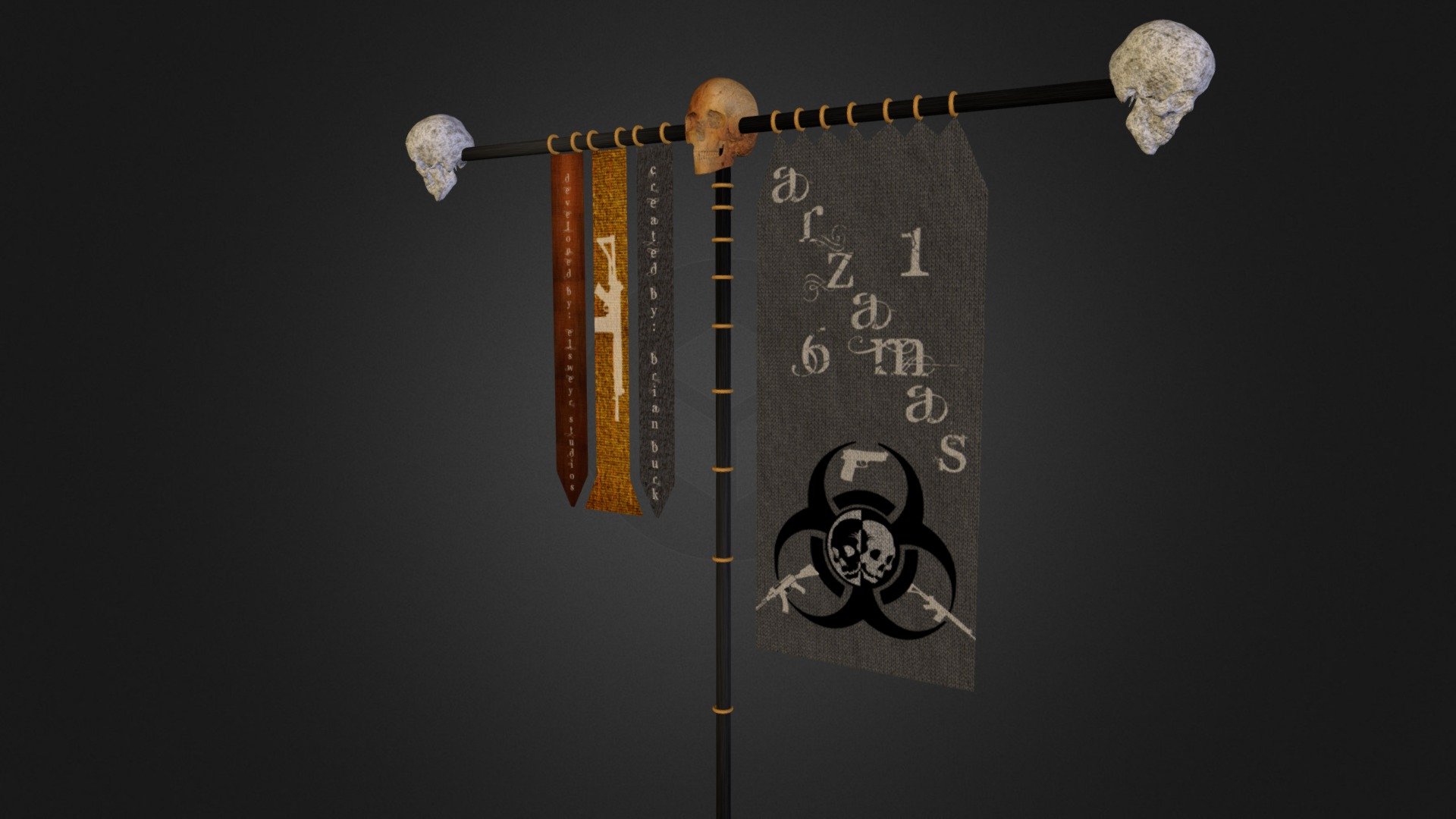 WarBanner.obj - 3D model by redsxxfan1 [yBkfh2C] - Sketchfab