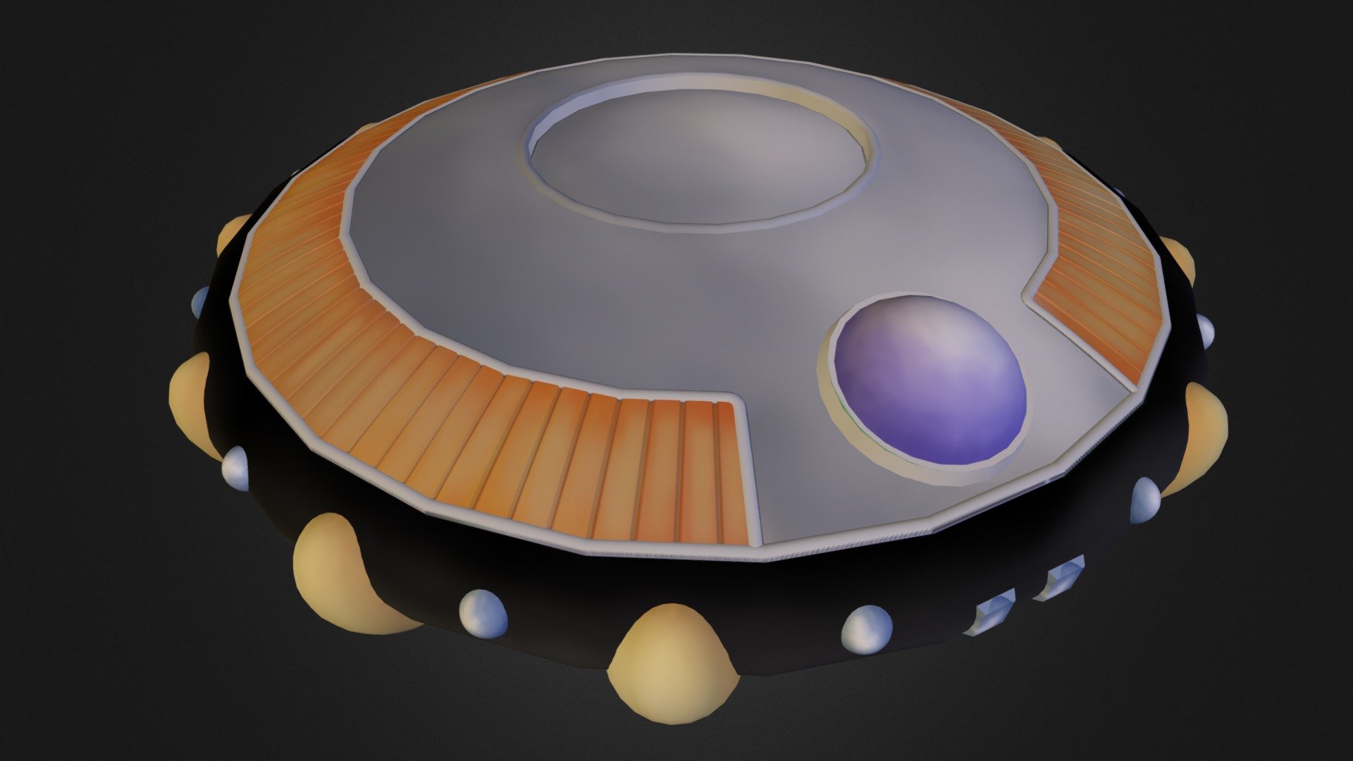 Frieza's Spaceship - 3D model by toebi1987 [yCQ90Yk] - Sketchfab
