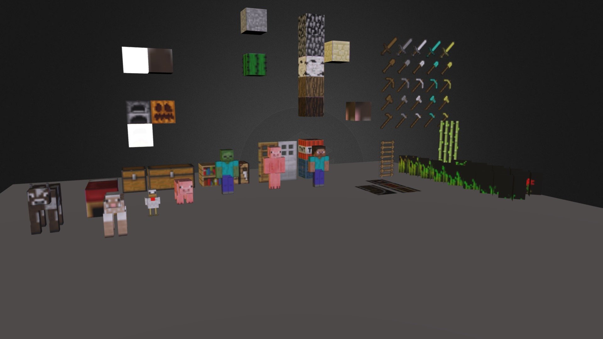 minecraft - 3D model by agence Lowco (@lowco) [yod18Rj] - Sketchfab