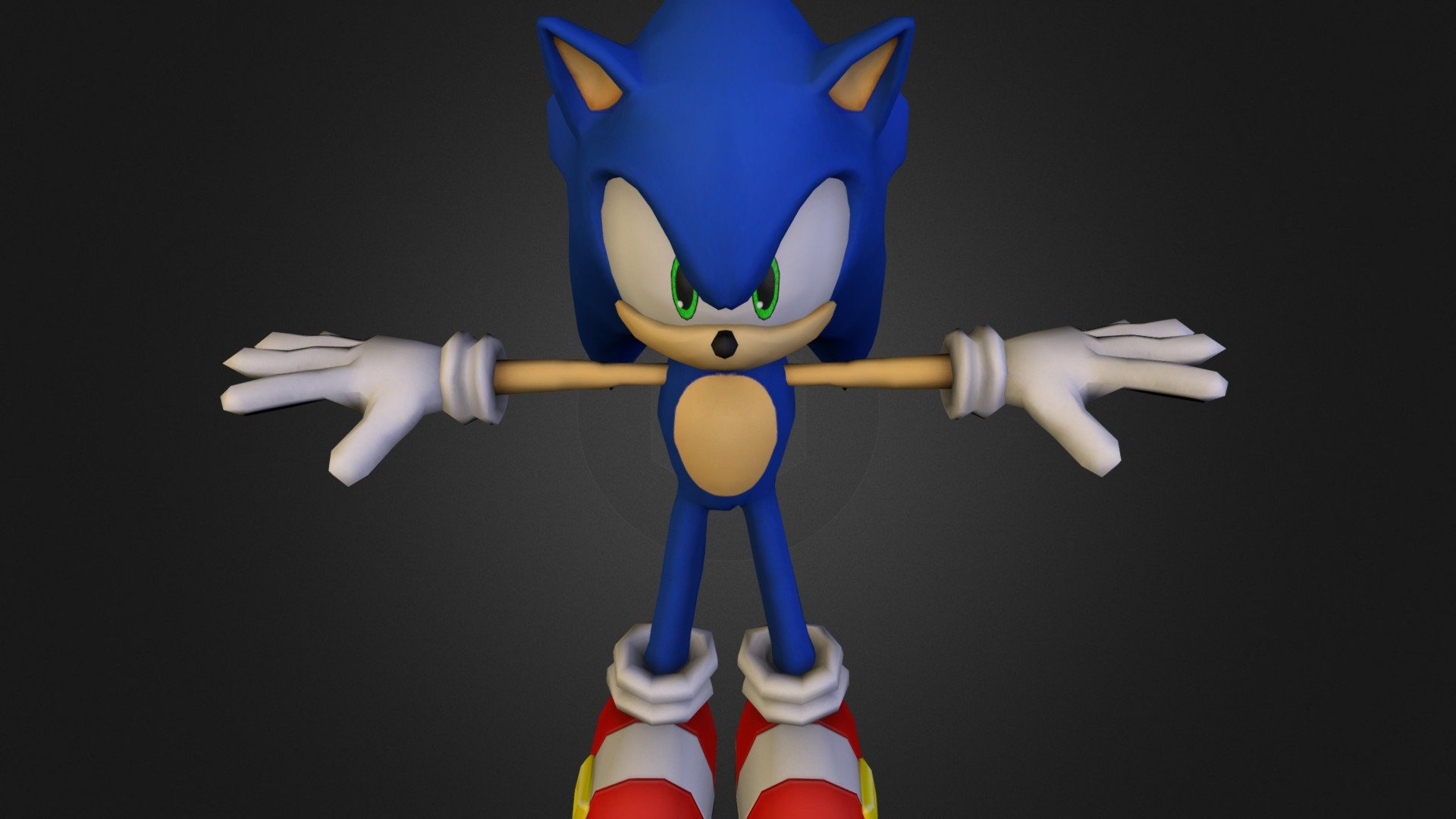 Sonic.zip - 3D model by tensho [yxxZpJE] - Sketchfab