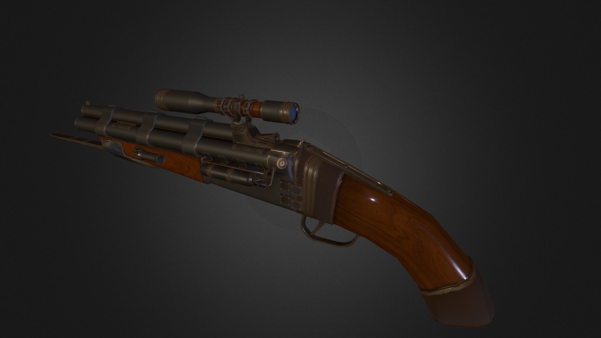 Steampunk Bioshock Weapon - 3D model by sushifish [yybXRiq] - Sketchfab