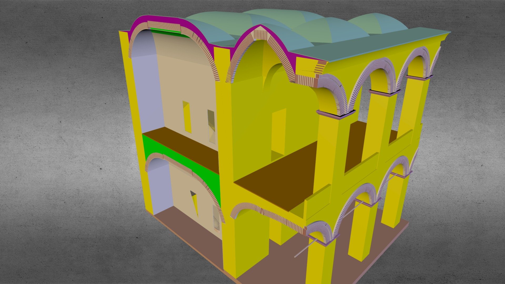arcade - 3D model by tolga.arch [z0qwh4V] - Sketchfab