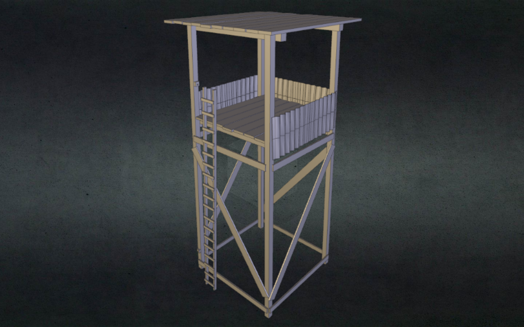 GuardTower.obj - 3D model by Jason M (@JasonMallett) [z3aWfqA] - Sketchfab