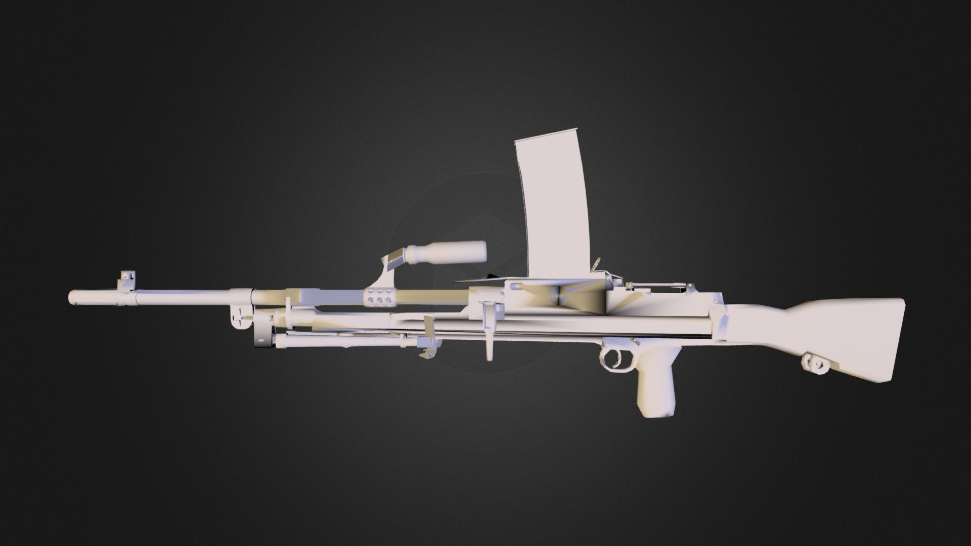 Bren_L4A4_LMG_12-28-2012.obj - 3D model by ZW_C-LOKE [zCdrcLd] - Sketchfab