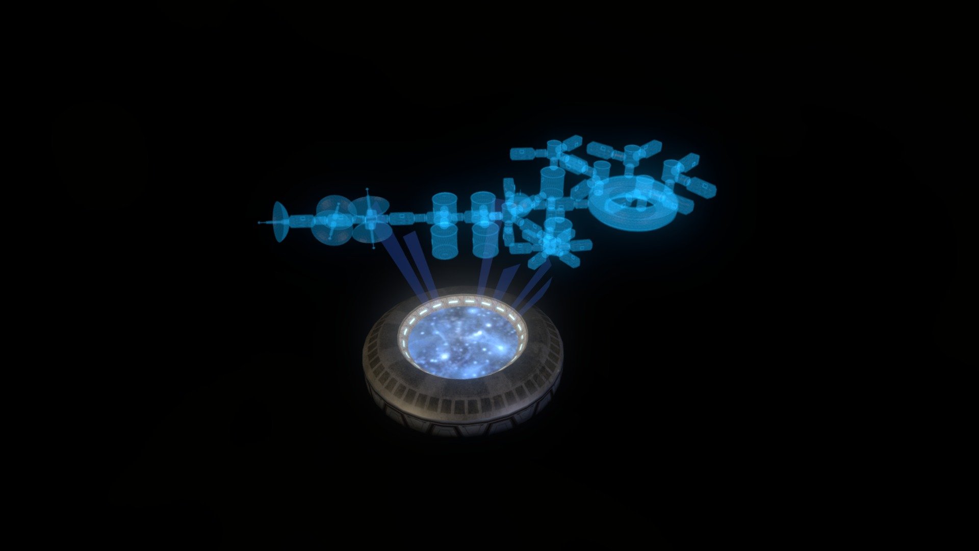 hologram - Download Free 3D model by Chaitanya Krishnan (@chaitanyak ...