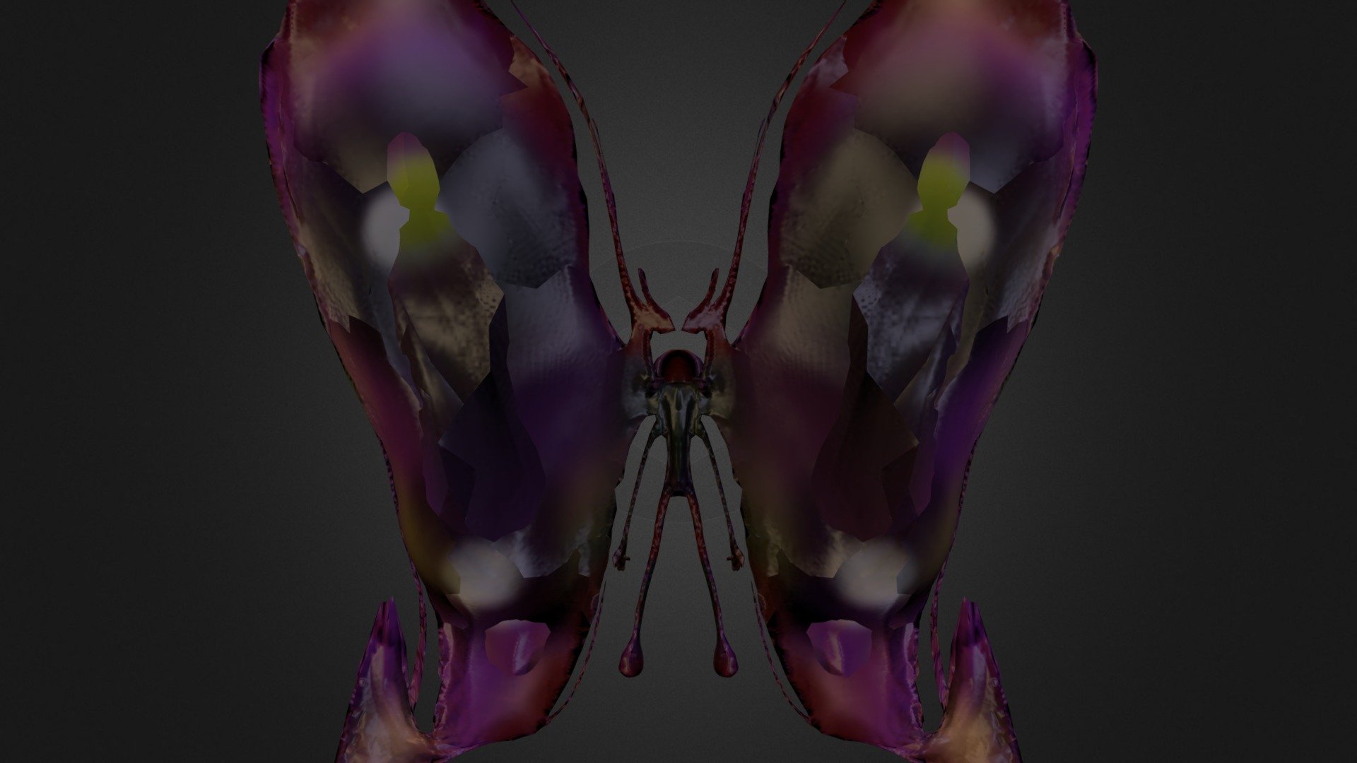mariposa.obj - 3D model by Roberto C Hernandez (@FernandaFleur ...