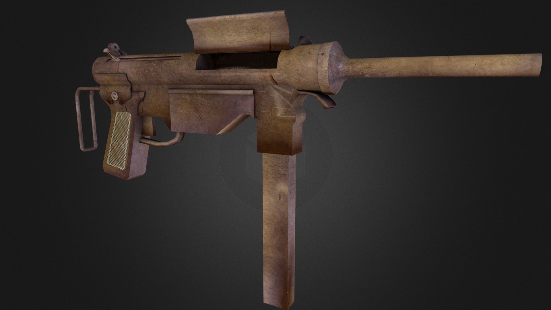 M3 SM Gun - 3D model by MrBlenderModels [zzhuMwi] - Sketchfab